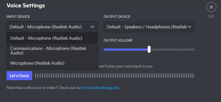 How to Fix Discord Voice Chat is not Working - StuffRoots